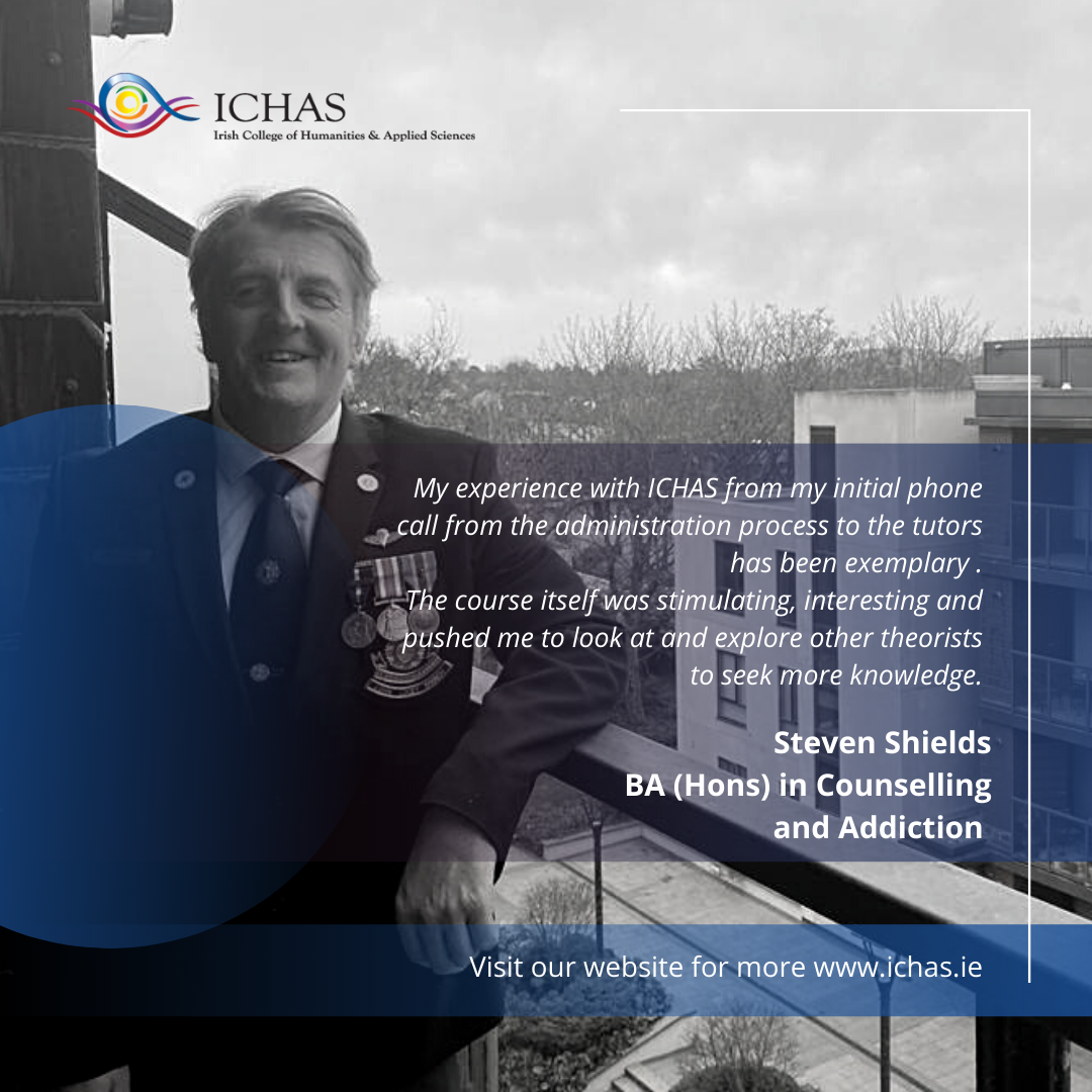 B.A. (Hons) in Counselling & Psychotherapy with Addiction Studies - ICHAS