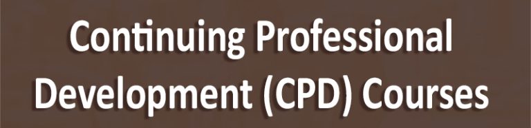 Continuing Professional Development (CPD) Courses